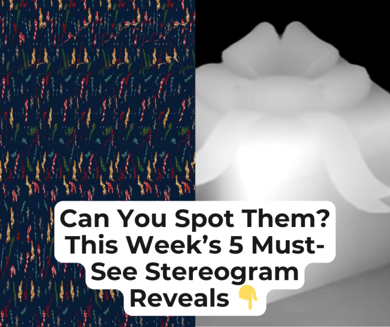 Can You Spot Them? This Week’s 5 Must-See Stereogram Reveals - The ...